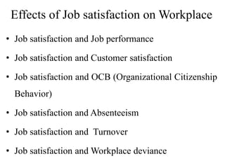 Job satisfaction | PPTX