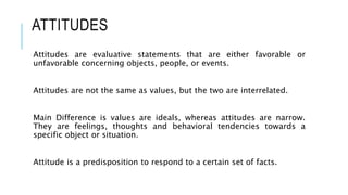 Individual Attitude & Job satisfaction | PPTX