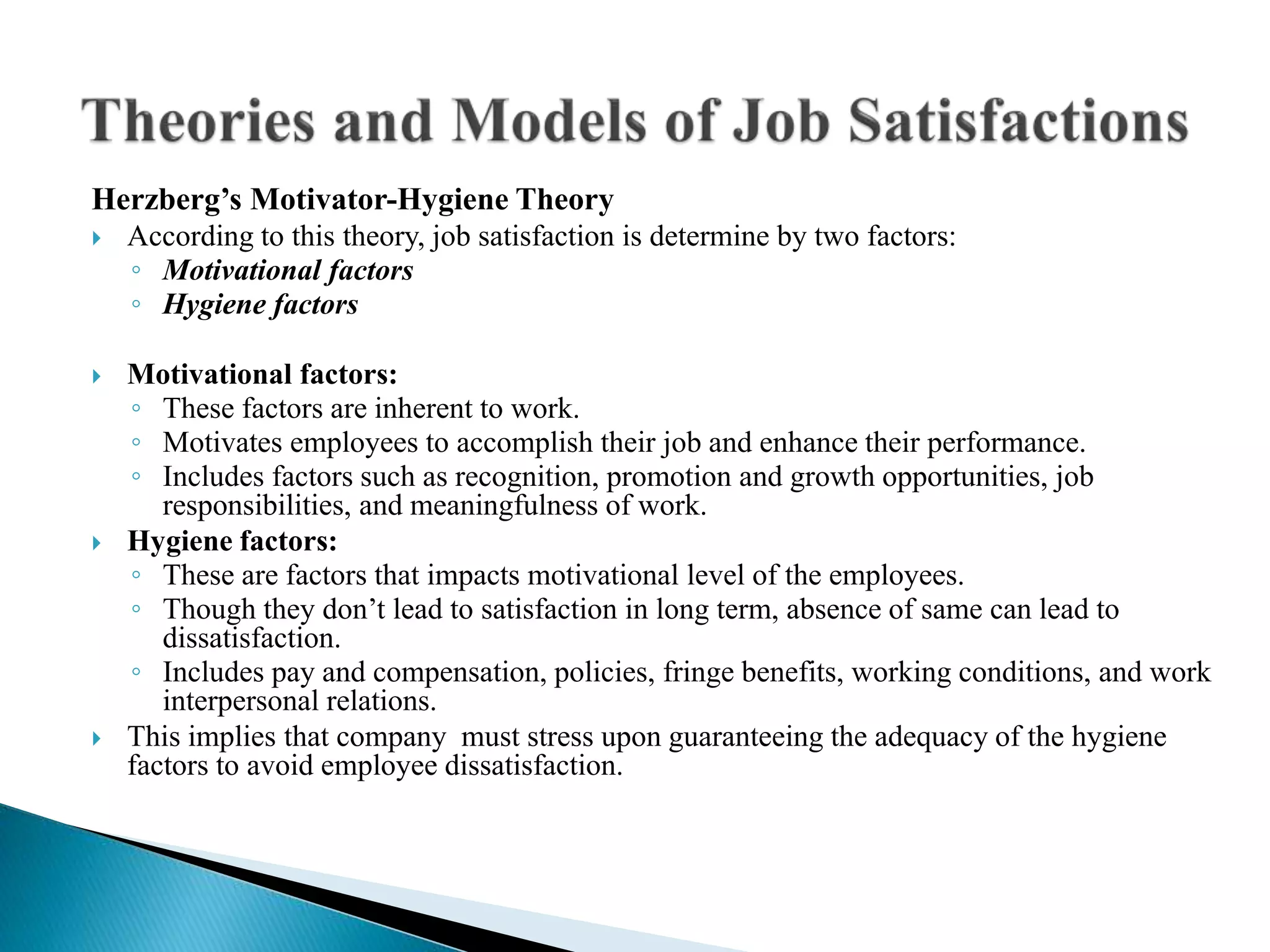 Job satisfaction - does it impact on-job performance? | PPTX
