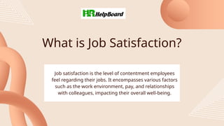 job satisfaction definition , Benefits of Job Satisfaction | PPT