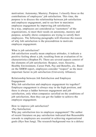 Job Satisfaction & EngagementU.S. Employee Engagement (2.docx