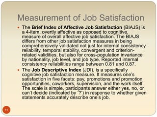 Job satisfaction | PPTX