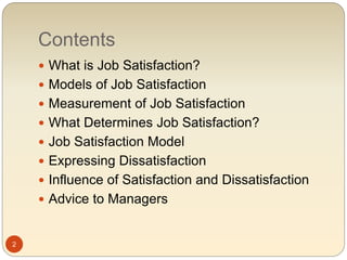 Job satisfaction | PPTX