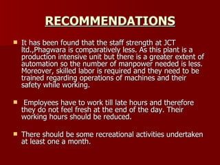 Job Satisfaction Of Employees At J | PPT