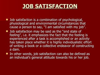 Job Satisfaction Of Employees At J | PPT