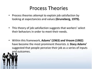Job satisfaction in Organizational behaviour | PPTX