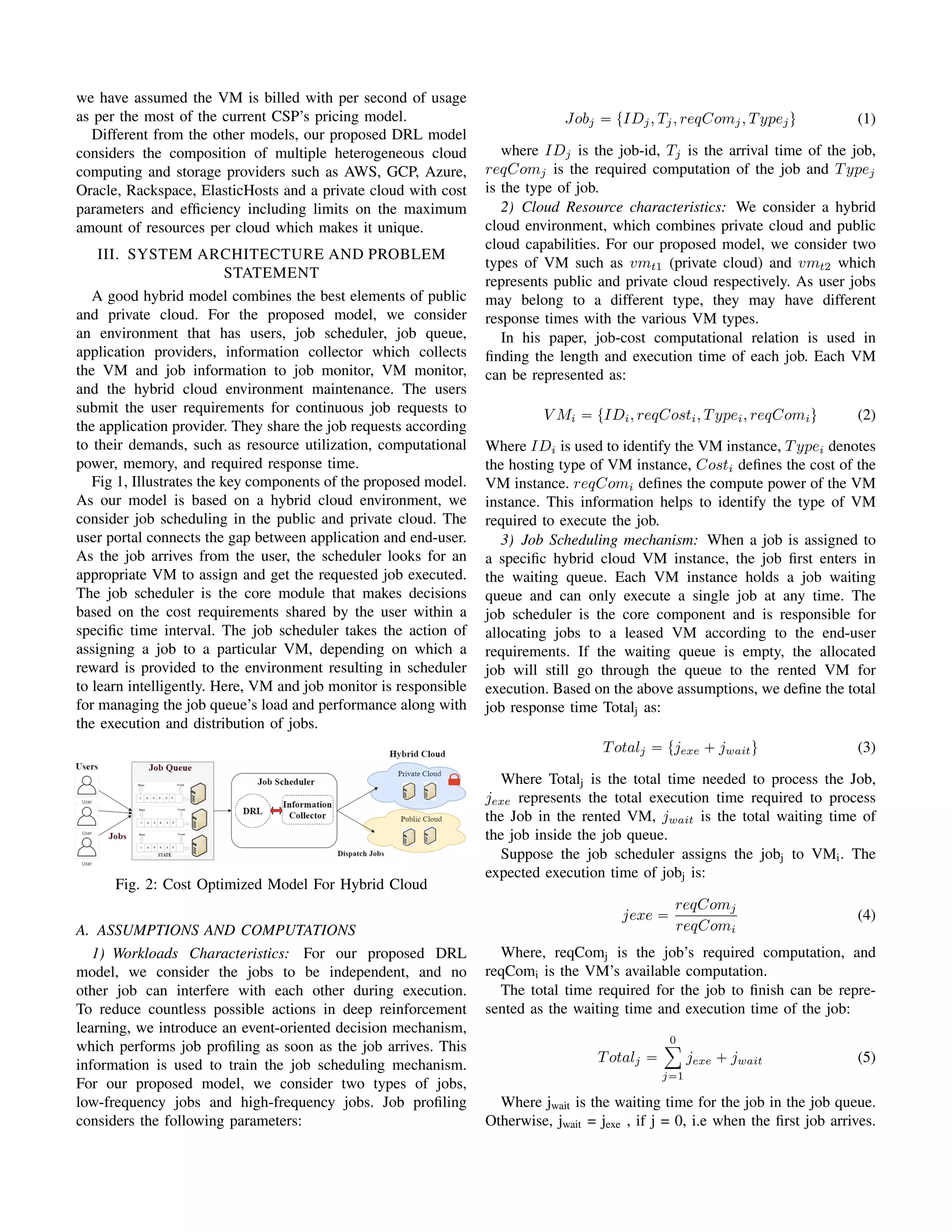 Job scheduling in hybrid cloud using deep reinforcement learning for cost optimization | PDF