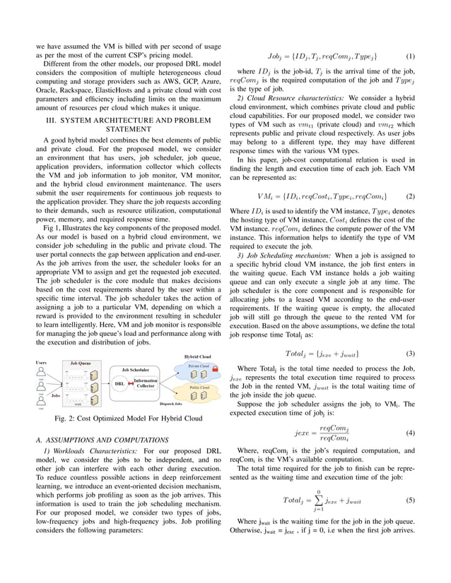 Job scheduling in hybrid cloud using deep reinforcement learning for cost optimization | PDF
