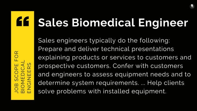 Job scope for biomedical engineers | PPT
