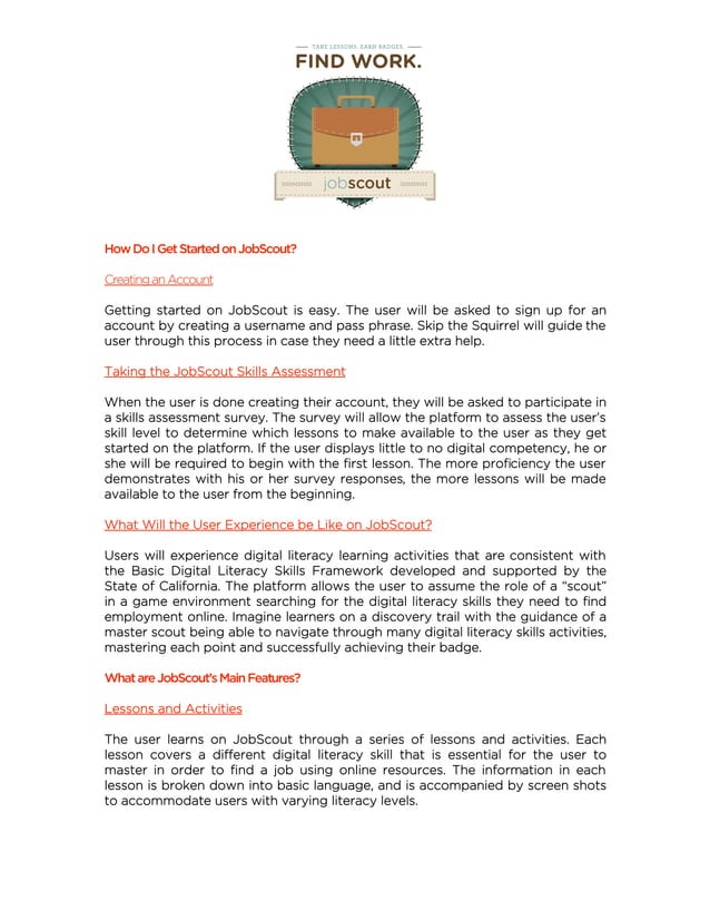 Job scout librarian introduction | PDF