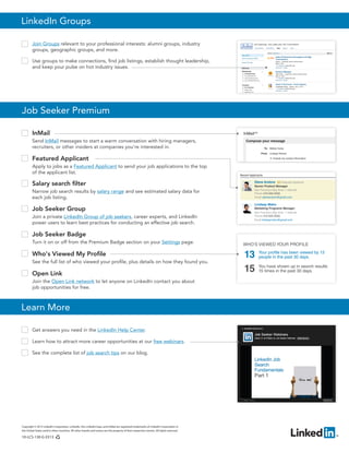 Job search checklist for LinkedIn | PDF