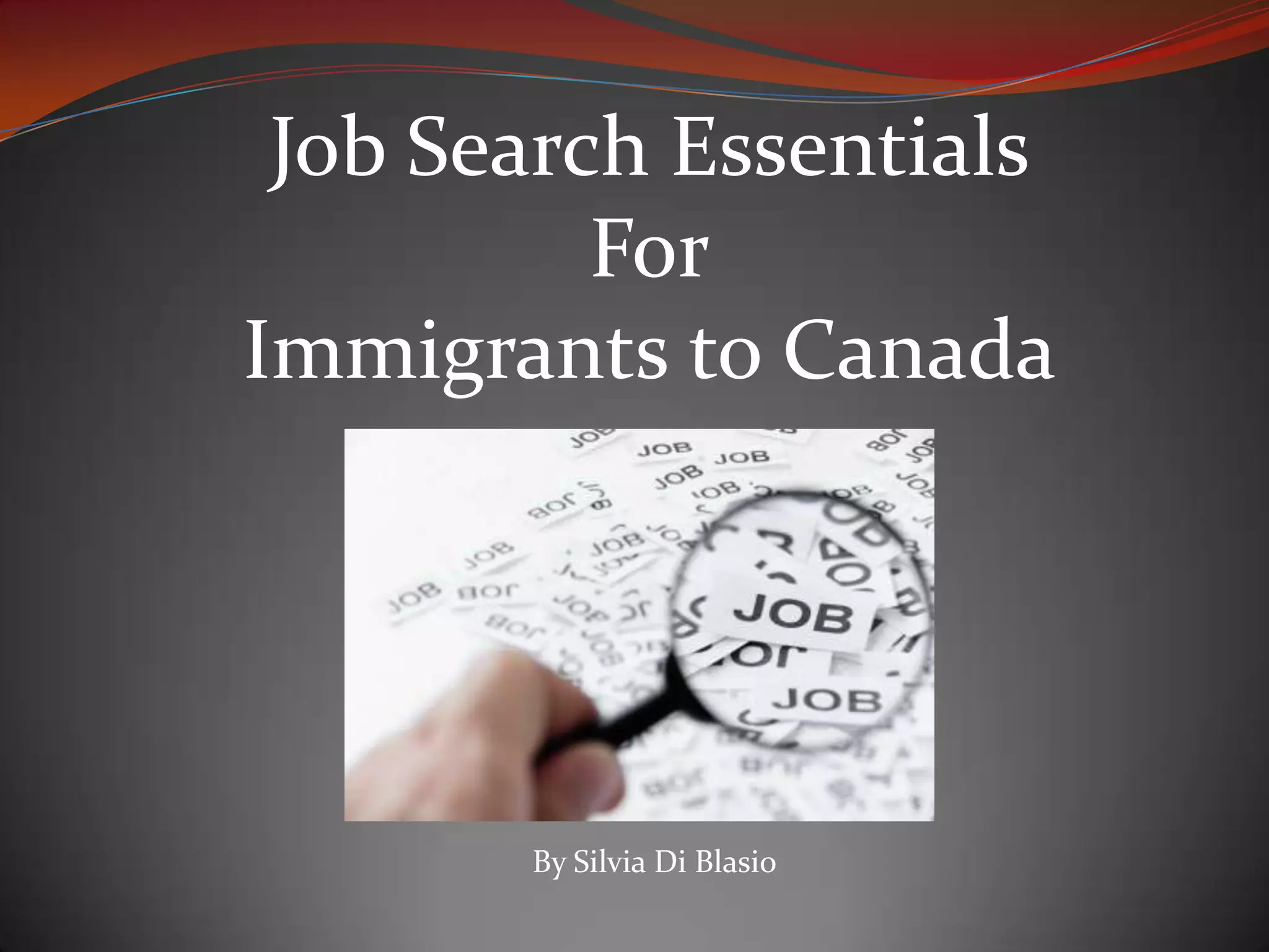 Job Search Essentials | PPT