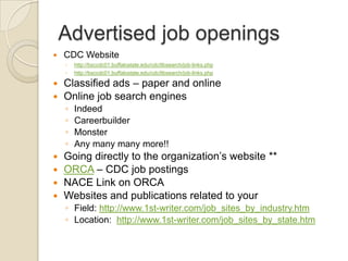 Job Search Workshop | PPTX