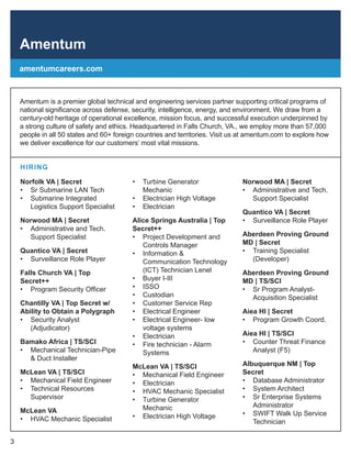Virtual Cleared Job Fair Handbook | May 20, 2025 | PDF