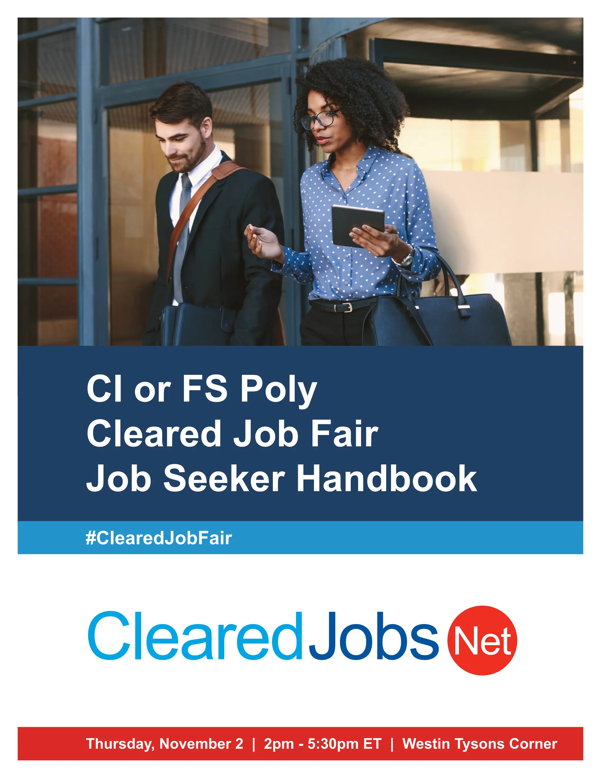CI or FS Poly Cleared Job Fair Handbook | November 2 | PDF
