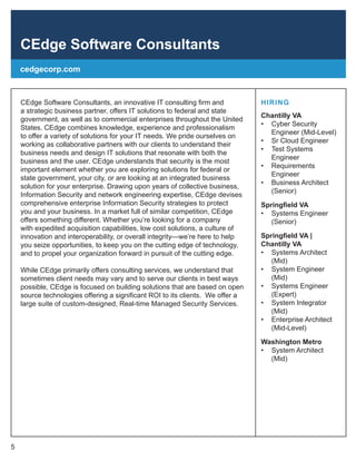 Cleared Job Fair Handbook October 29, National Capital Region | PDF