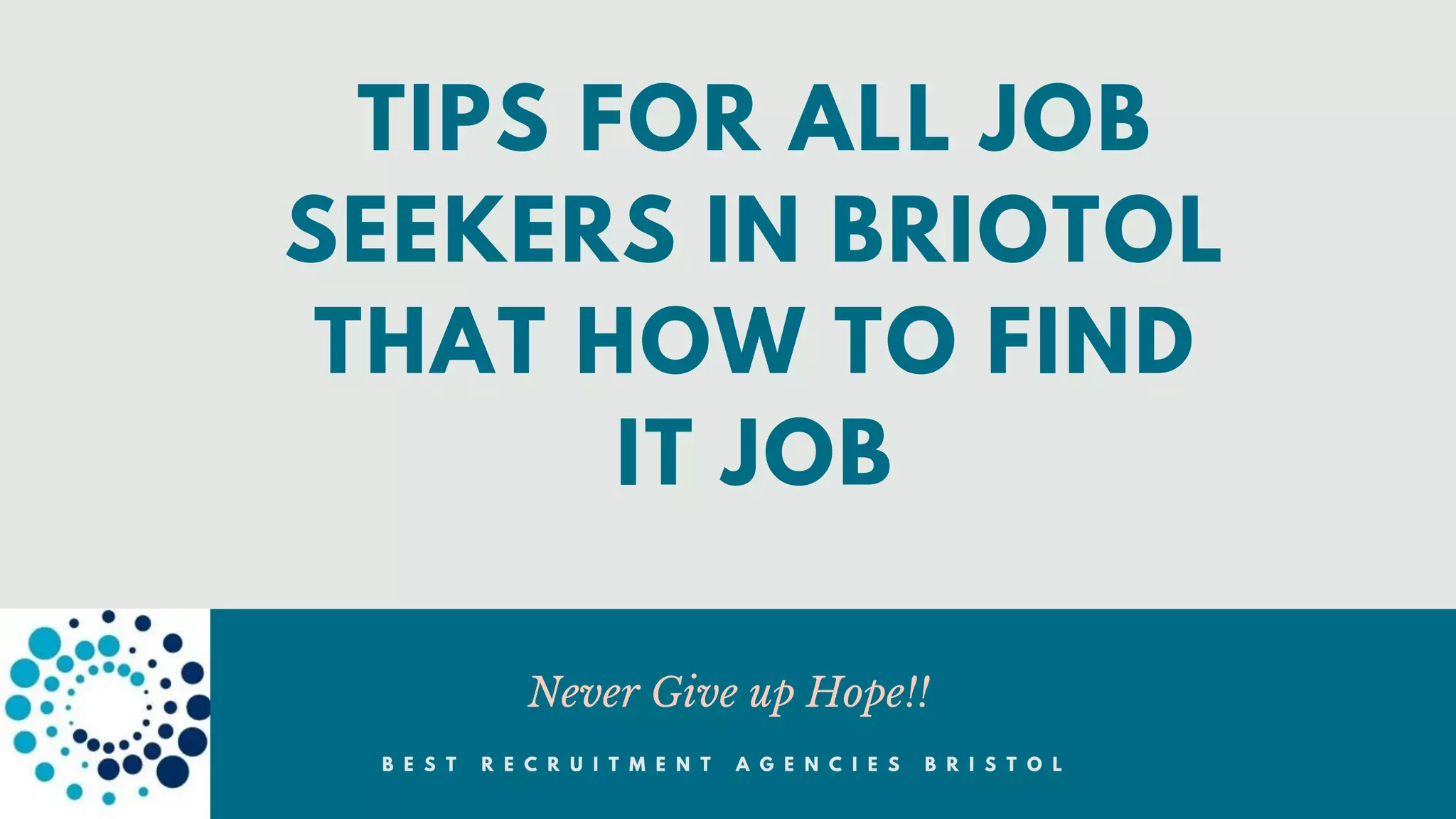 Job seekers in Bristol | PPT