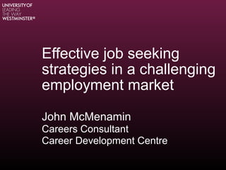 Job seeking and hidden jobs | PPT