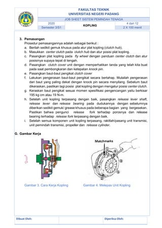 Jobsheet 1 spt kopling (1) | PDF