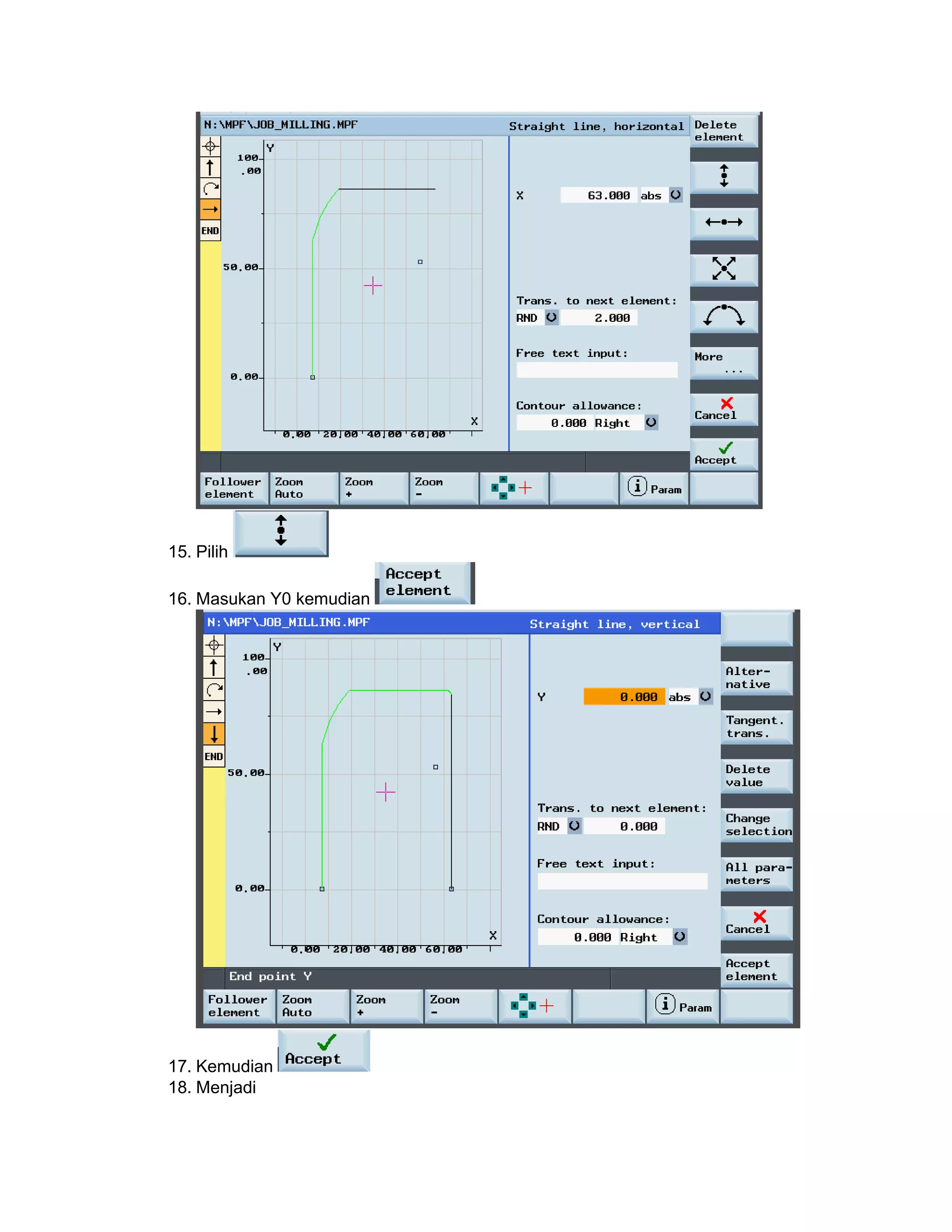 Jobsheet 5 contour milling | PDF