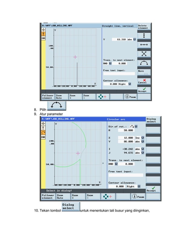 Jobsheet 5 contour milling | PDF
