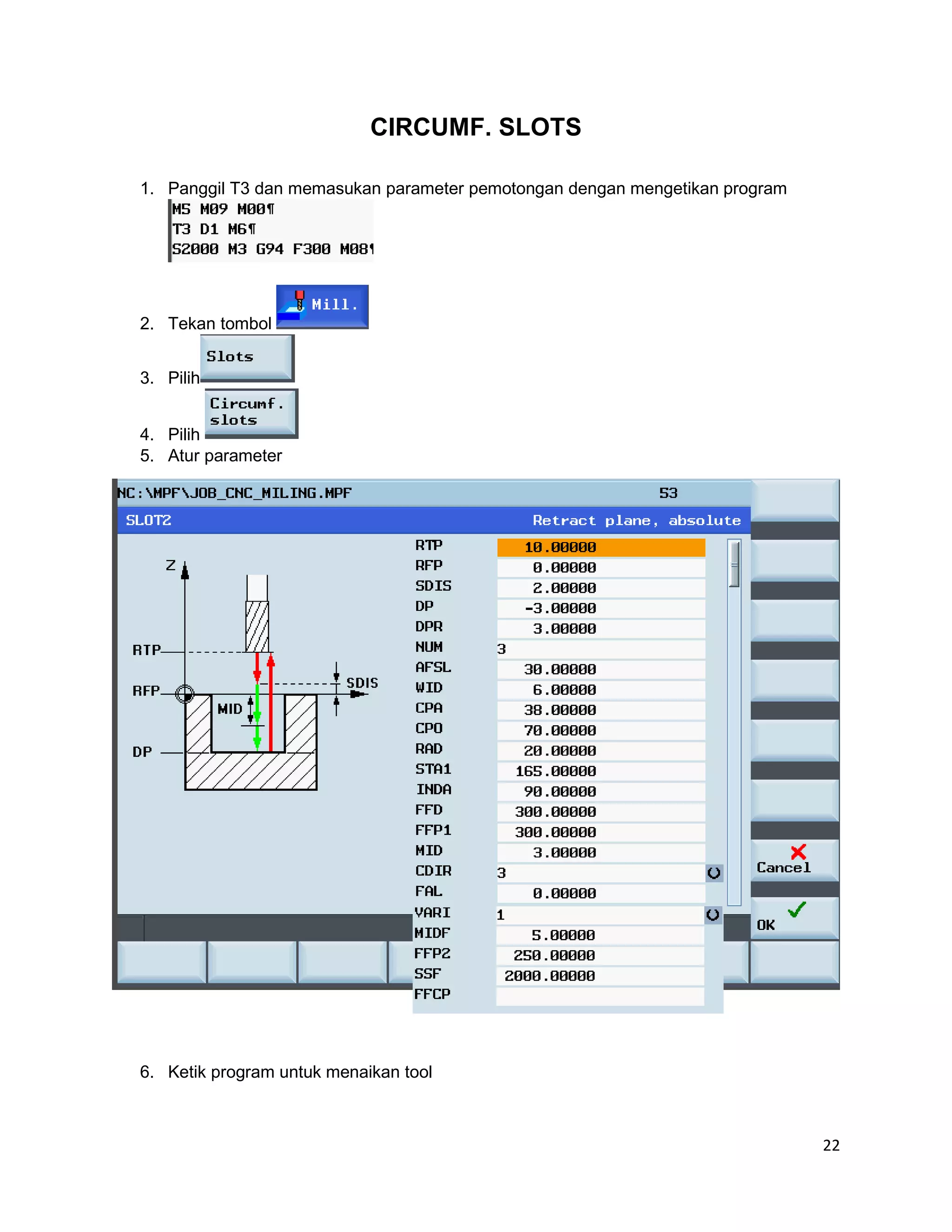 Jobsheet 6 circumf slots atau milling slot | PDF