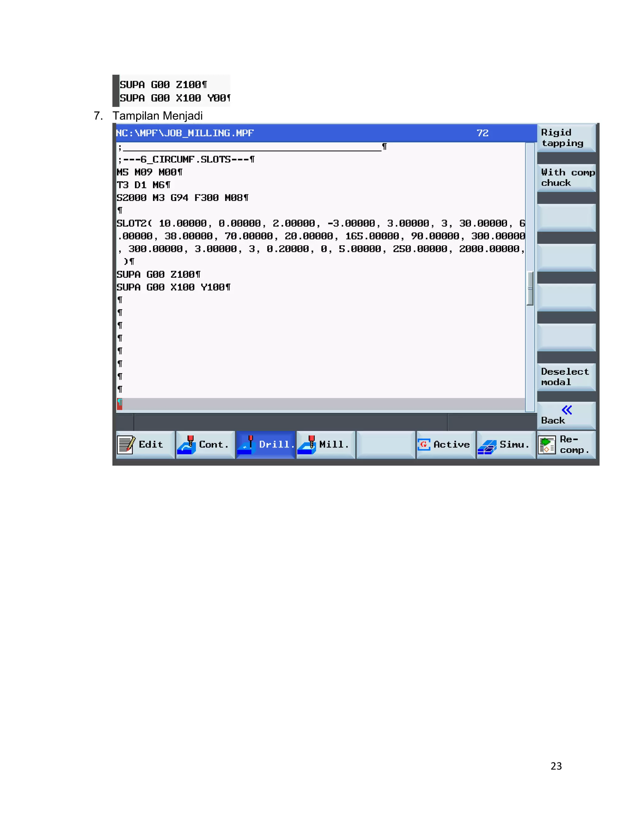 Jobsheet 6 circumf slots atau milling slot | PDF