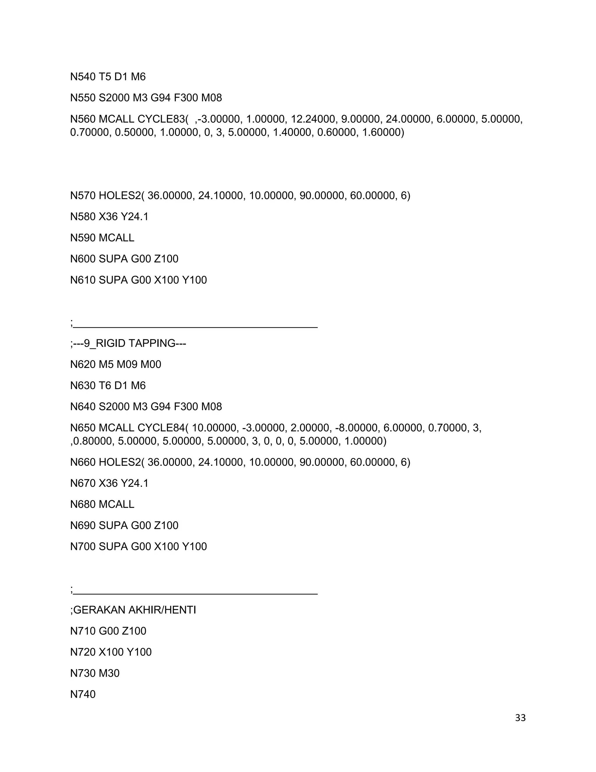 Jobsheet 8 rigid tapping | PDF