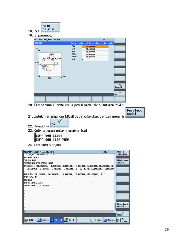 Jobsheet 8 rigid tapping | PDF