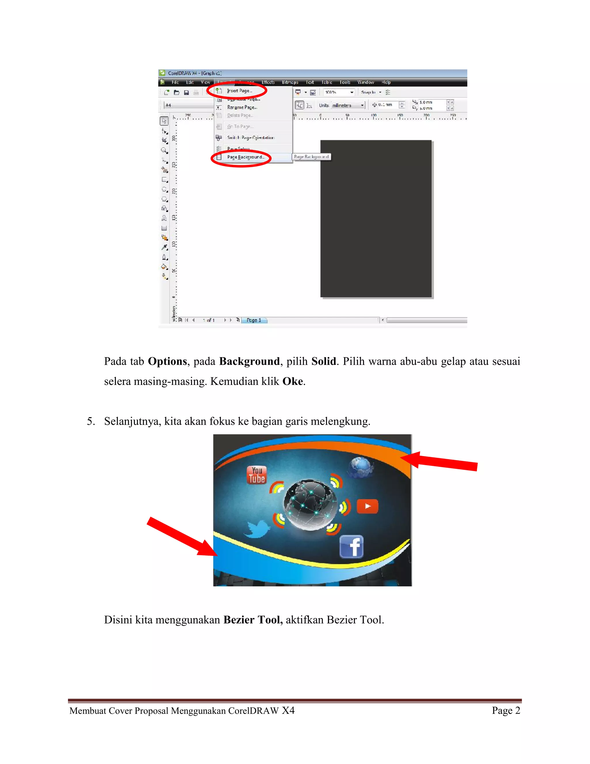 Tutorial Membuat Cover Proposal Menarik Menggunakan CorelDRAW | PDF