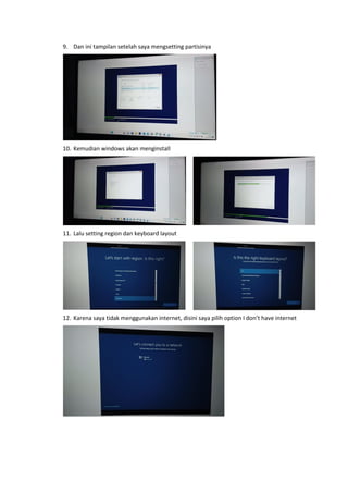 tata cara instalasi sistem operasi windows by virtualbox | PDF