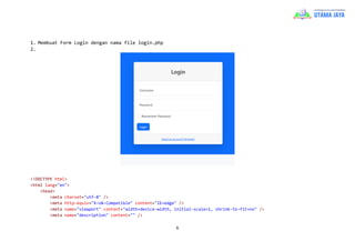 JOBSHEET PEMROGRAMAN WEB GALERI PHOTO ONLINE .pdf