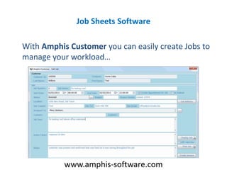Job Sheet software | PPT