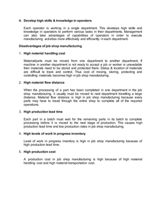 Job shop production system final | DOCX