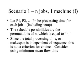 Job shop scheduling | PDF