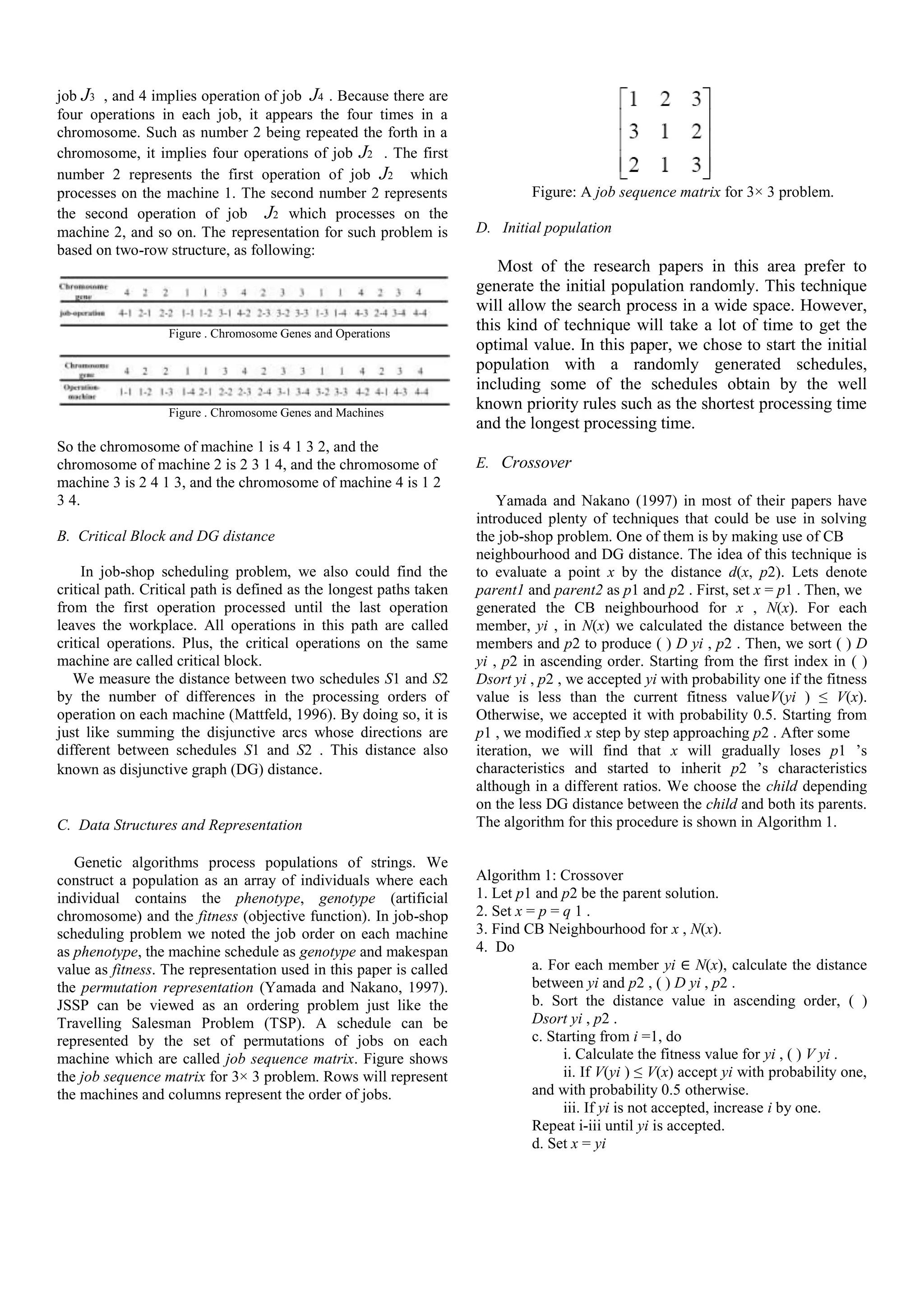 Job shop scheduling problem using genetic algorithm | DOCX