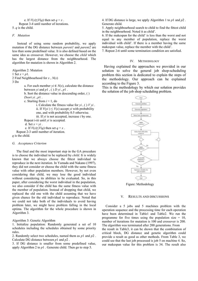Job shop scheduling problem using genetic algorithm | DOCX | Web ...