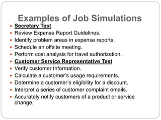 Job simulation | PPTX | Resume Writing and Advice | Job Search