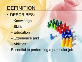 Job specification | PPTX