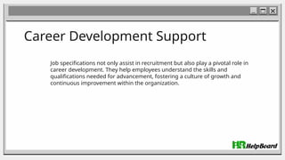 job specification meaning.pptxjob specification | PPTX