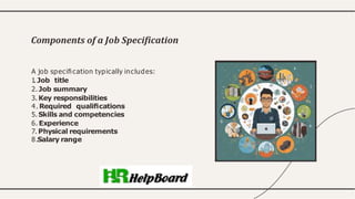 Job Specification | PPTX