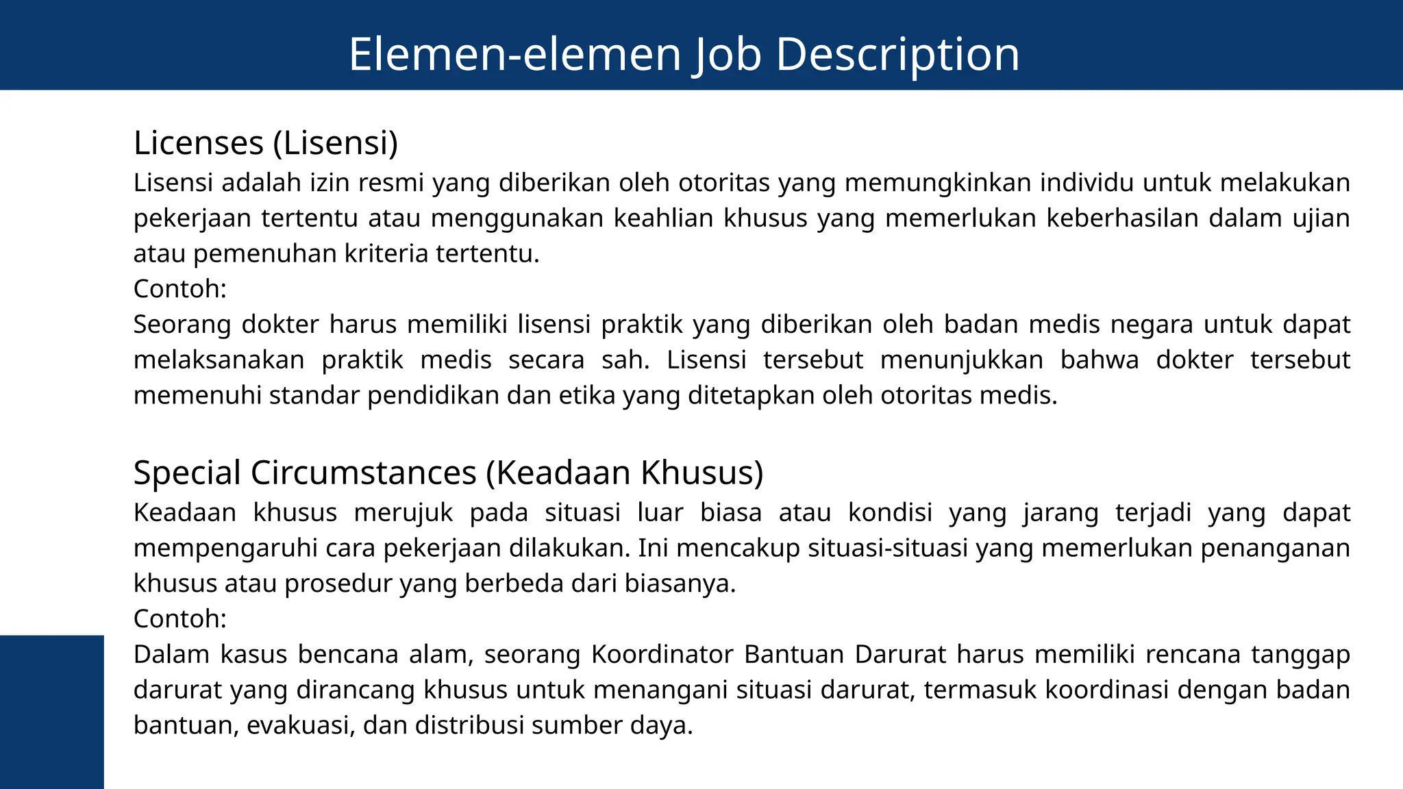 ANALISIS JABATAN, DESKRIPSI JABATAN DAN SPESIFIKASI JABATAN | PPTX