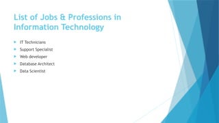 Jobs & Professions Edpm Sba - Taja dpptx | PPTX