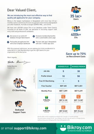 Jobs Flyer of Bikroy.com 2019 | PDF