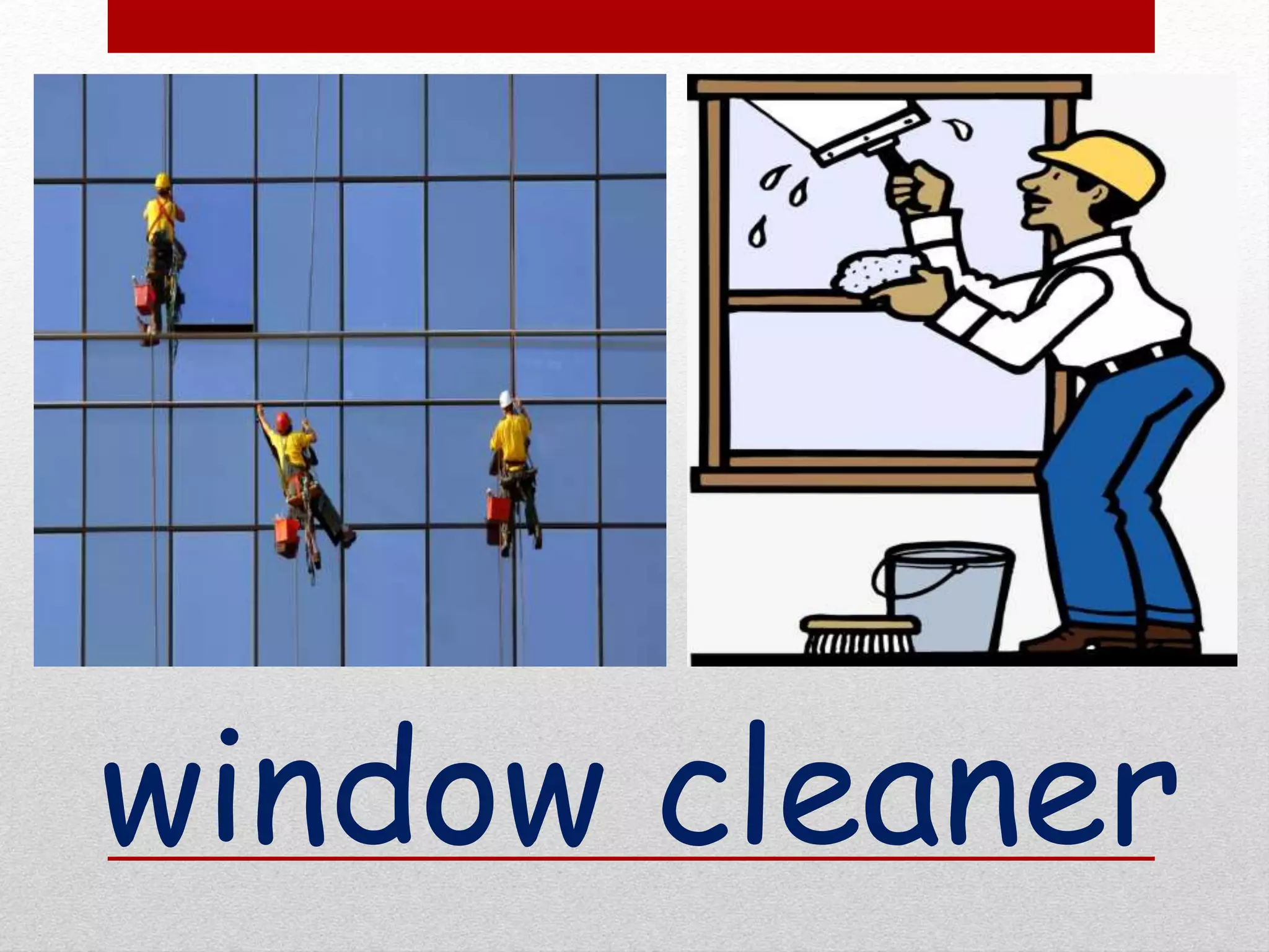 Jobs that end in -er | PPTX