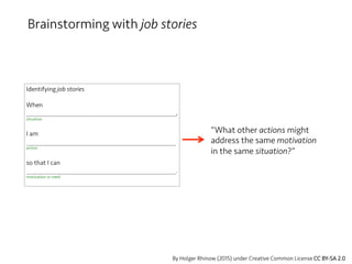 Job stories - Templates and Case Study | PPTX