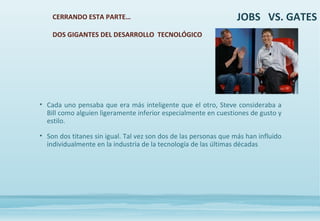 Jobs vs. gates | PPT