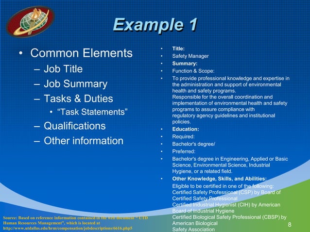 Job & task analysis | PDF | Resume Writing and Advice | Job Search