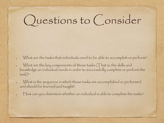 Job and Task Analysis | PPTX