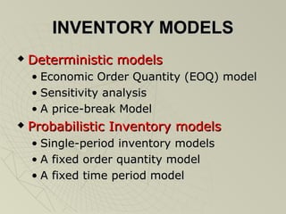Inventory management system | PPT